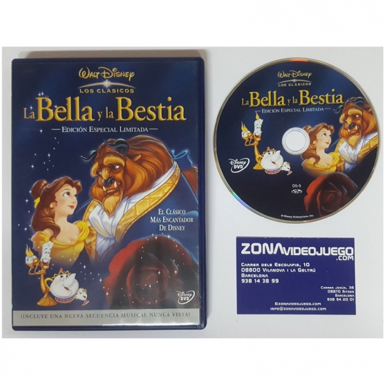 La bella y la Bestia Edición especial limitada, Película DVD - ZONAVIDEOJUEGO.COM