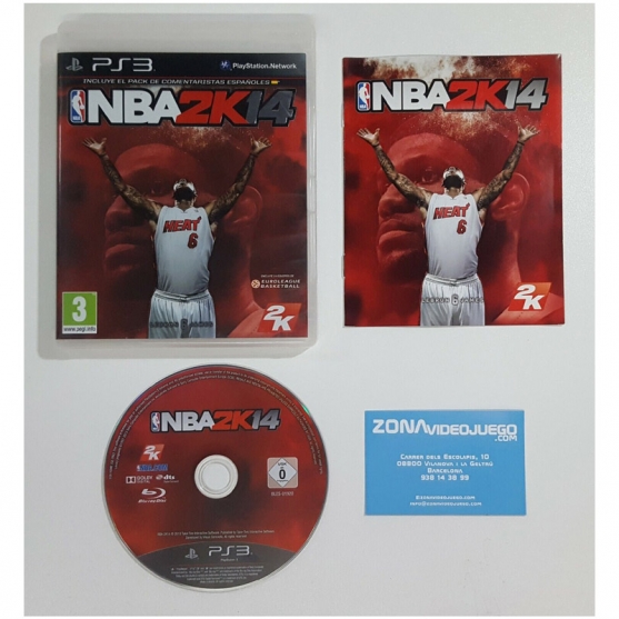 Nba 2k14, Sony Playstation 3, Pal-esp - ZONAVIDEOJUEGO.COM